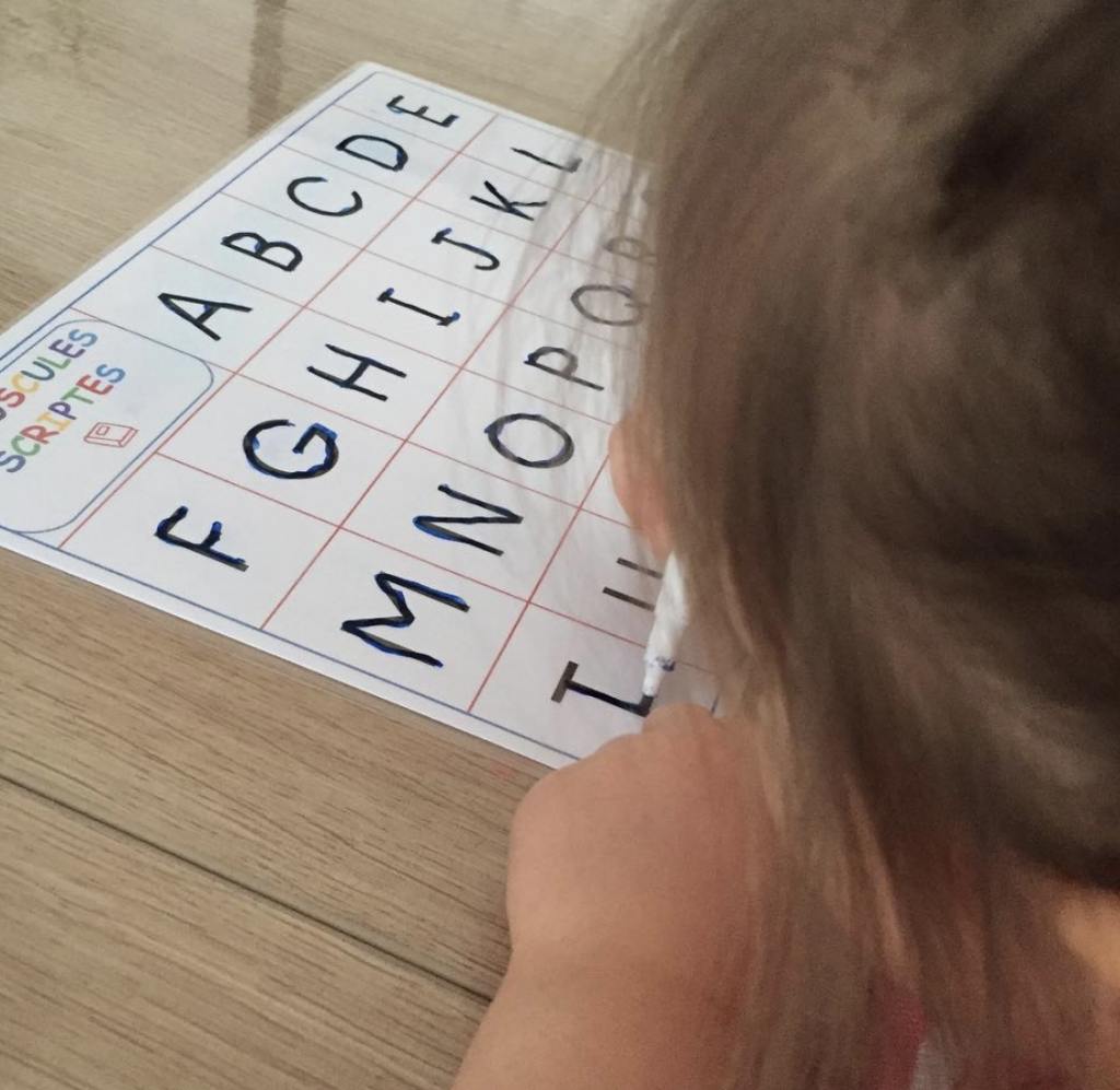 Apprendre à écrire - Les activités de maman