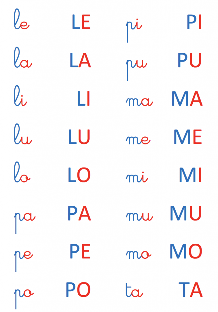 Lecture à 3 ans - Les activités de maman