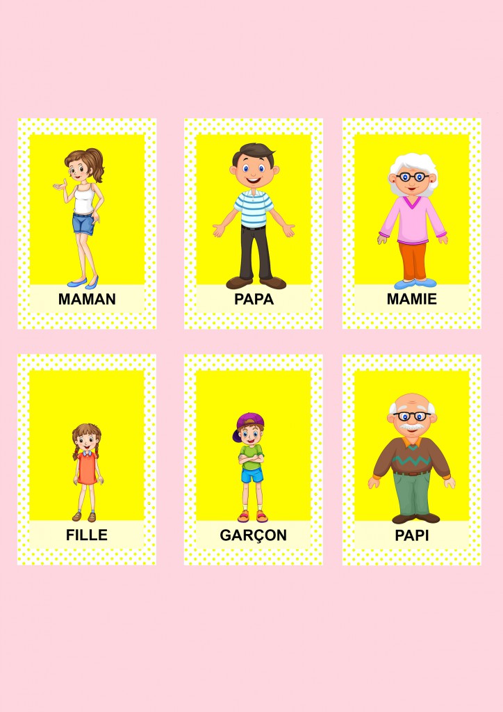 Jeu de 7 familles - Les activités de maman