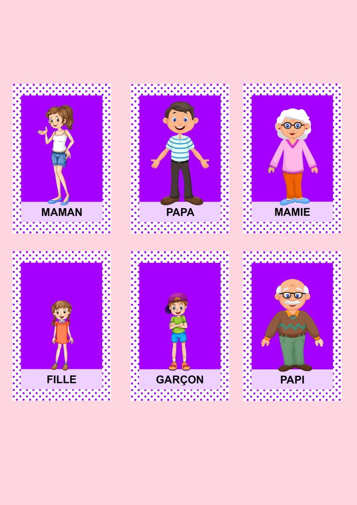 Jeu de 7 familles - Les activités de maman