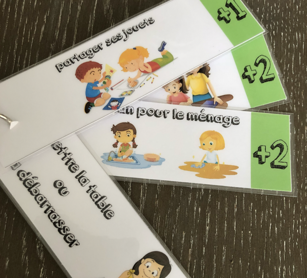 Encourager le bon comportement - Les activités de maman