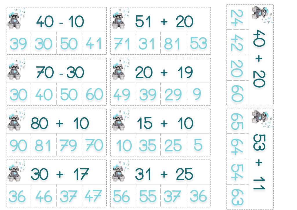 cartes_pinces_calculs_cp_ce1_dizaines - Les activités de maman