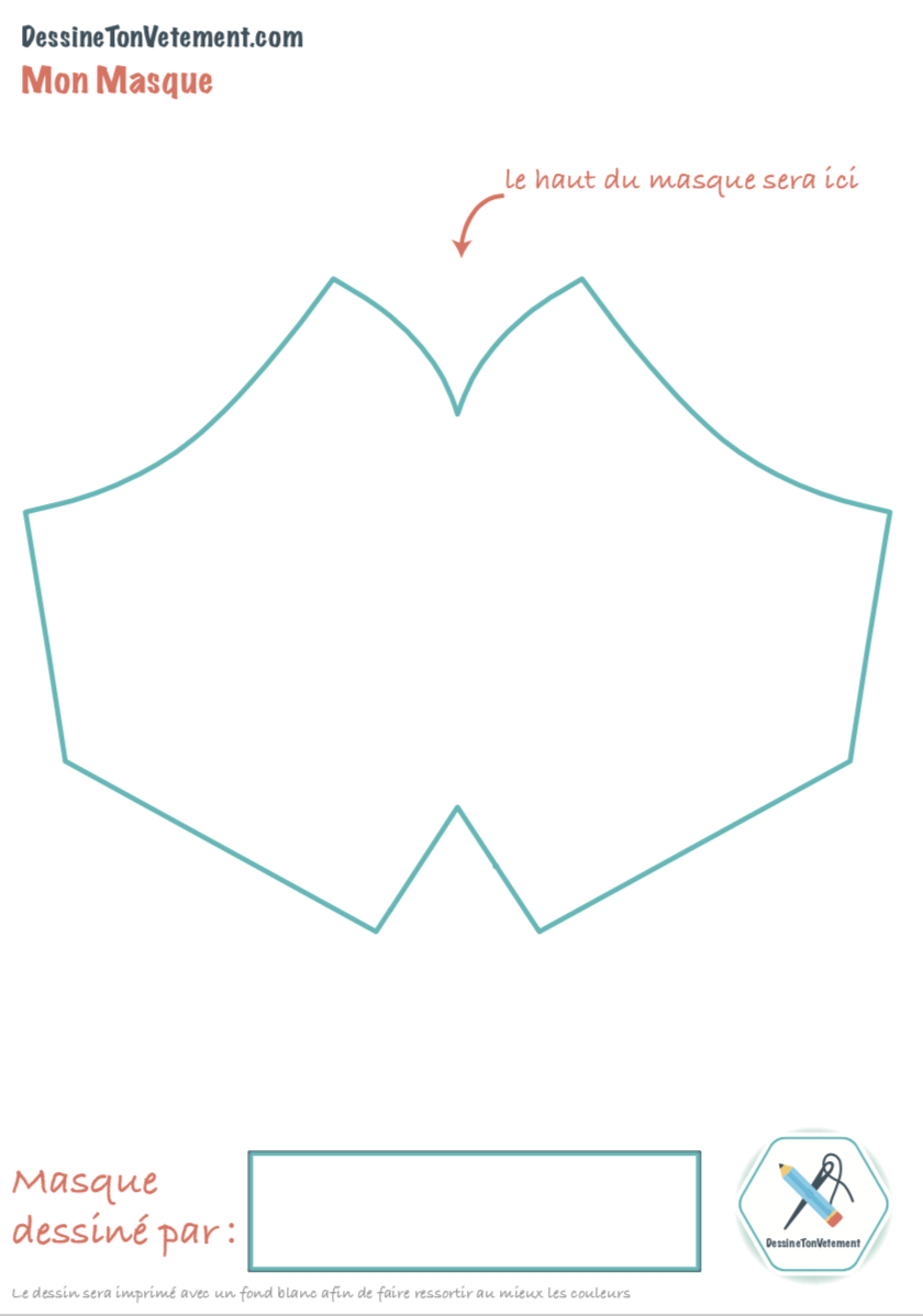 Dessine ton masque - Les activités de maman