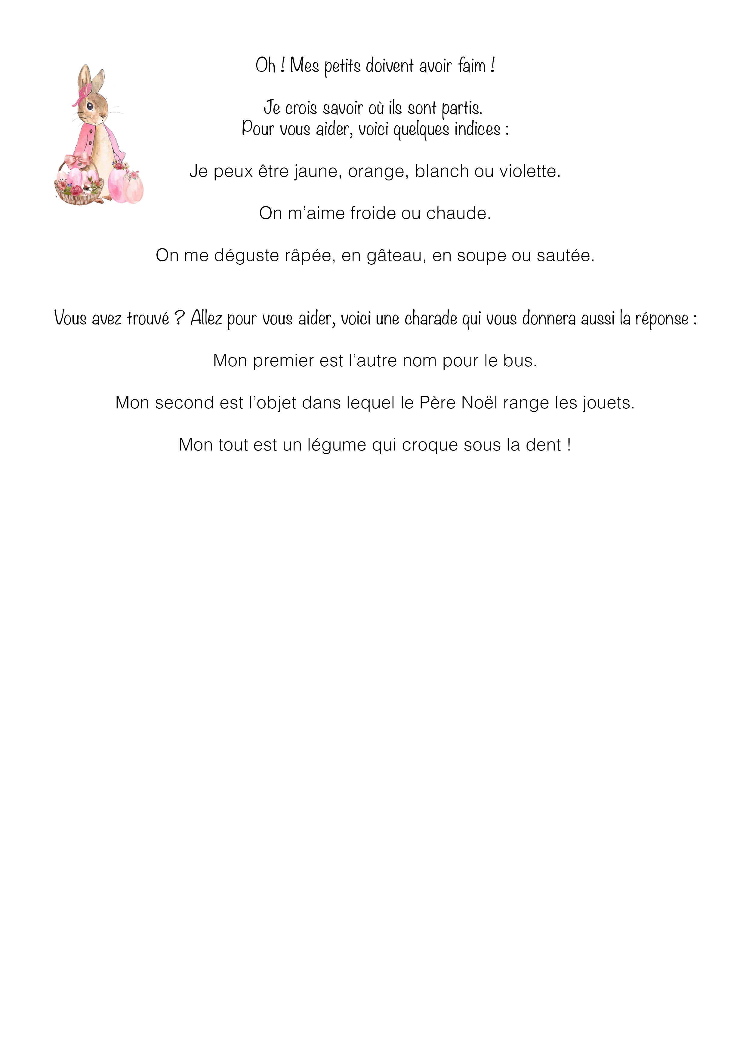 Chasse au trésor pour Pâques - Les activités de maman